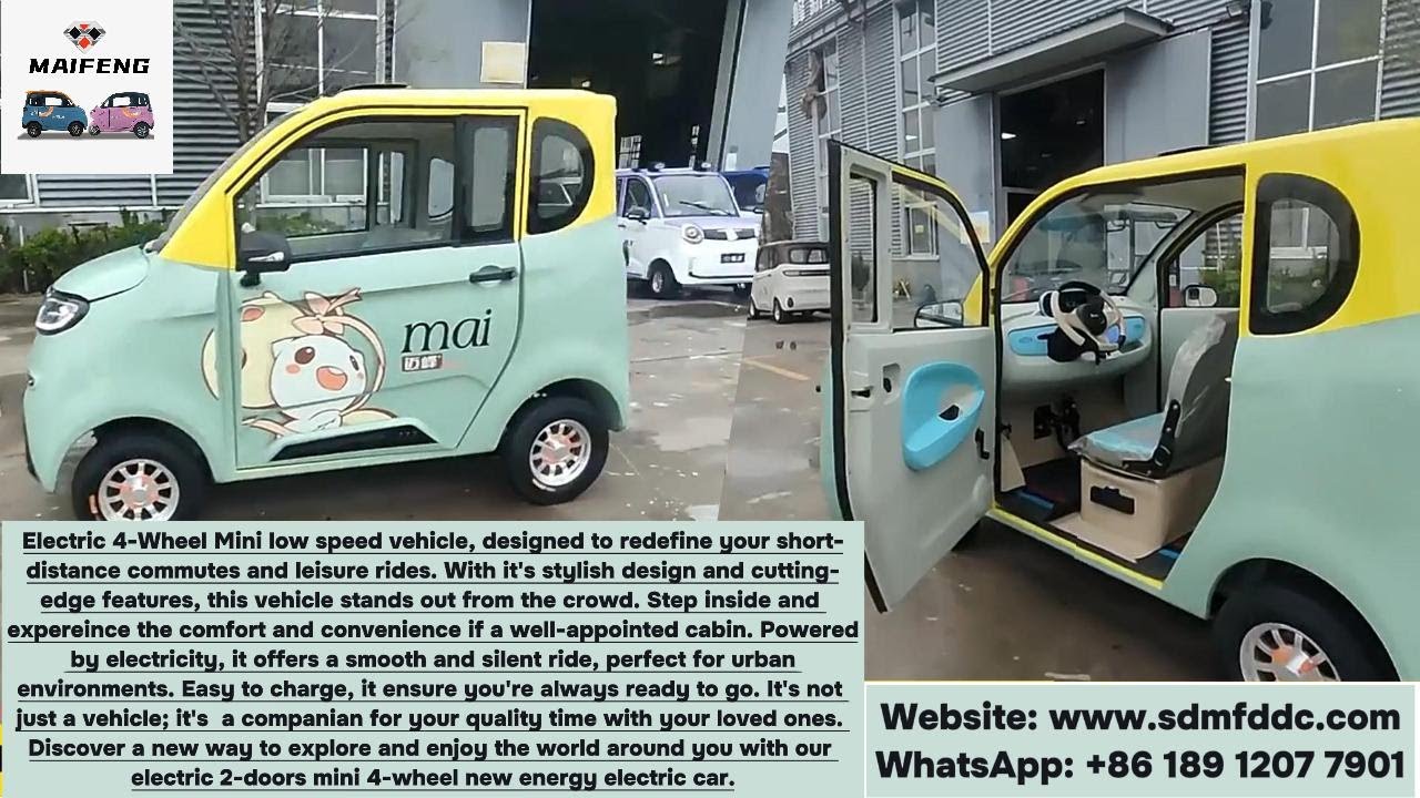 Electric 4-Wheel Mini low speed vehicle, designed to redefine your ...