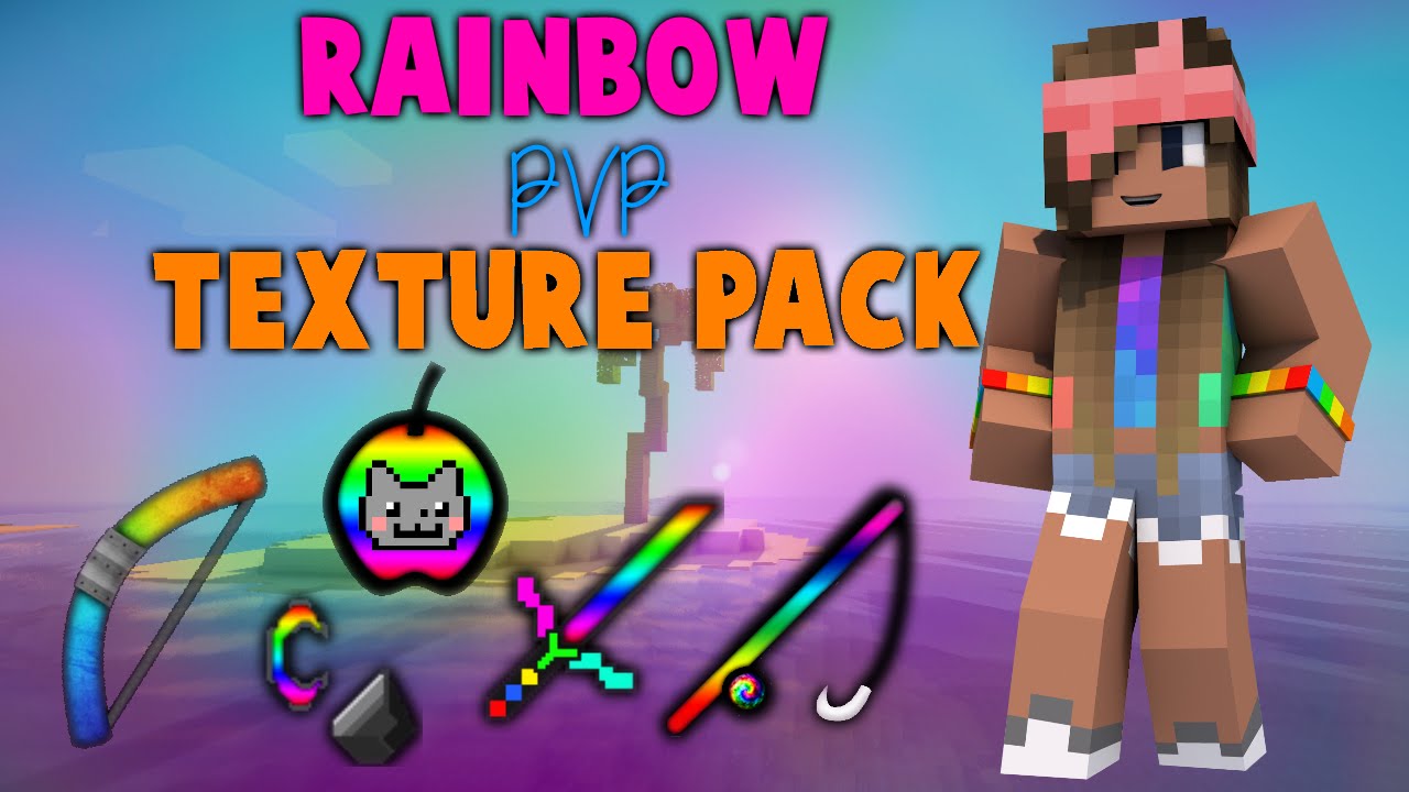 RAINBOW MINECRAFT TEXTURE PACK | #LOVEWINS - YouTube