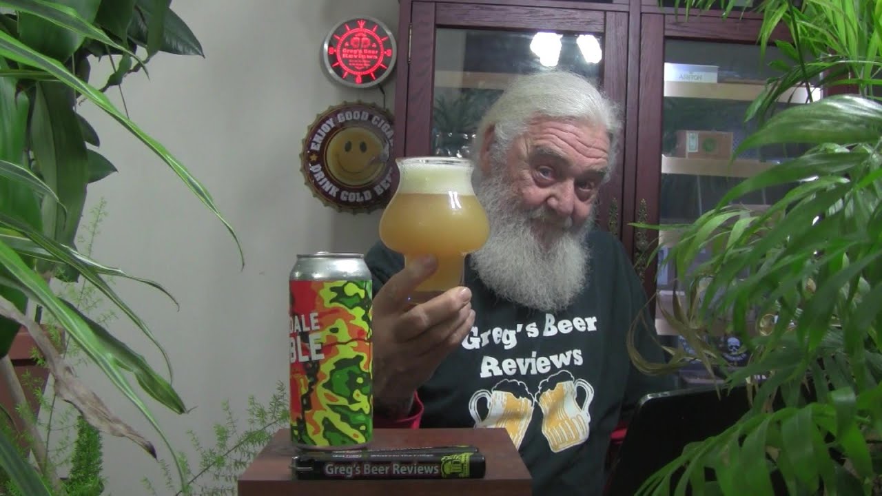 Beer Review # 4515 Great Raft Brewing Barksdale Bubble IPA - YouTube