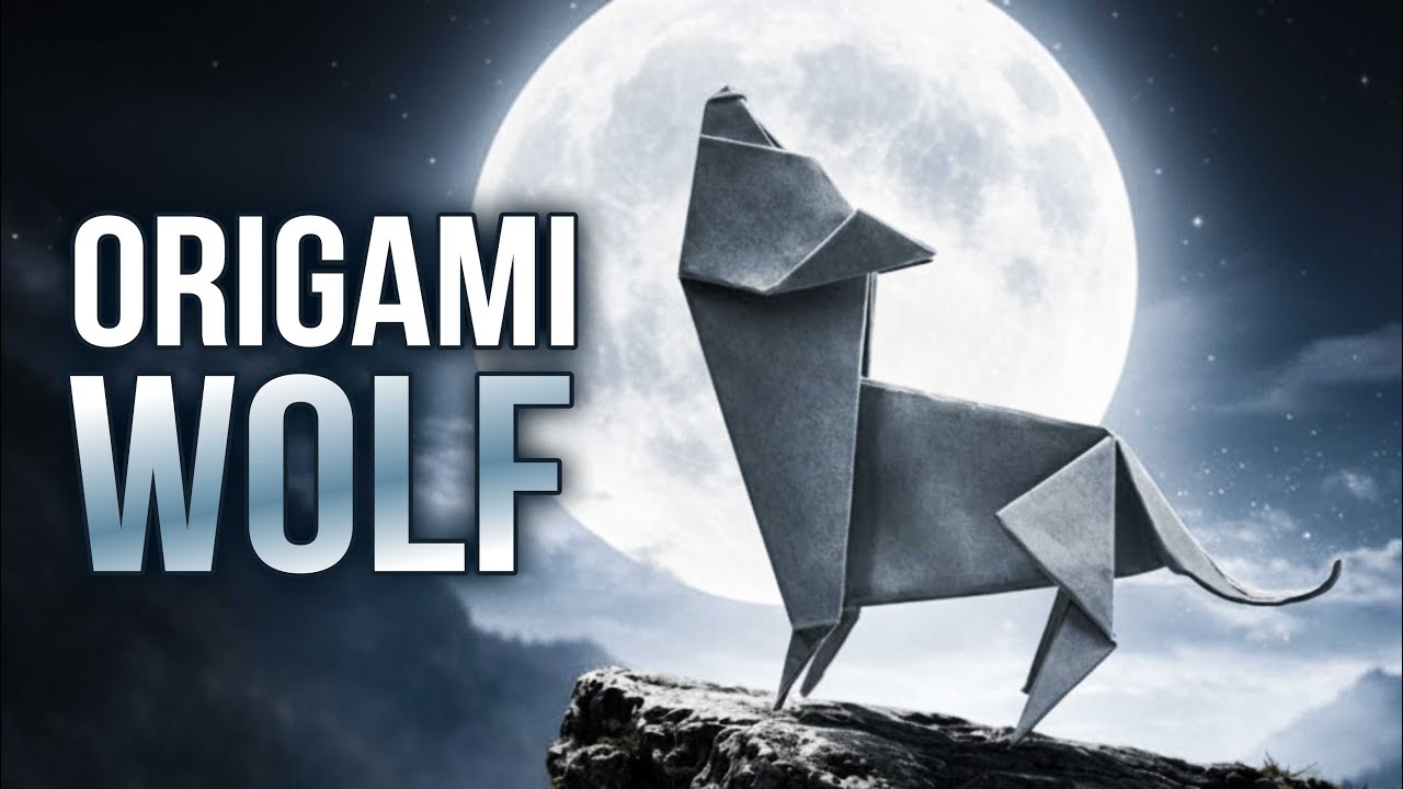 DIY Origami Wolf | How to Make Paper Animals - YouTube
