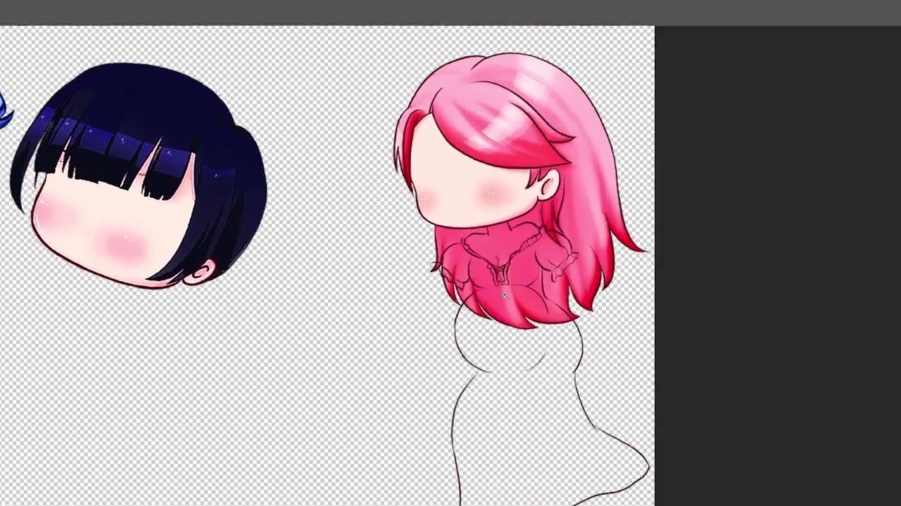 Photoshop Tutorial: chibi character thumbnails part 2 - YouTube