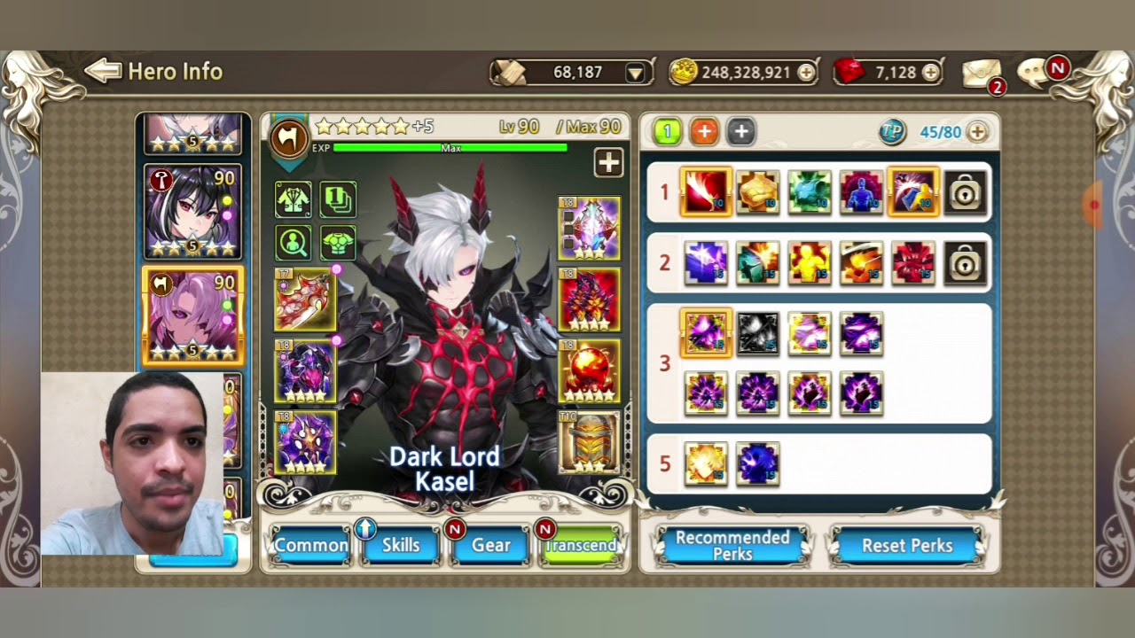 KING'S RAID: Dark Lord Kasel, skills, perks e mais! - YouTube
