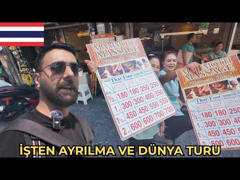İşten Çıkarıldım ve Dünya Turuna Başladım. Tayland'da İlk Günüm 🇹🇭
