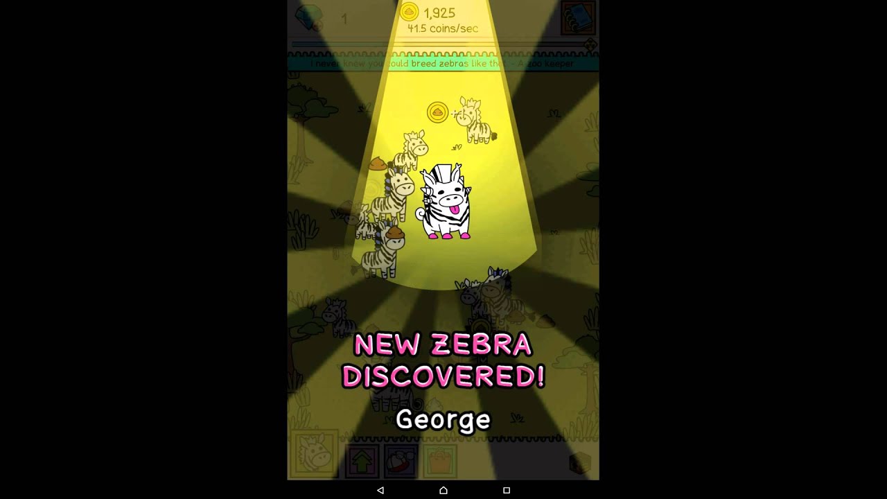 Zebra Evolution - Clicker Game - HD Android Gameplay - Child games ...