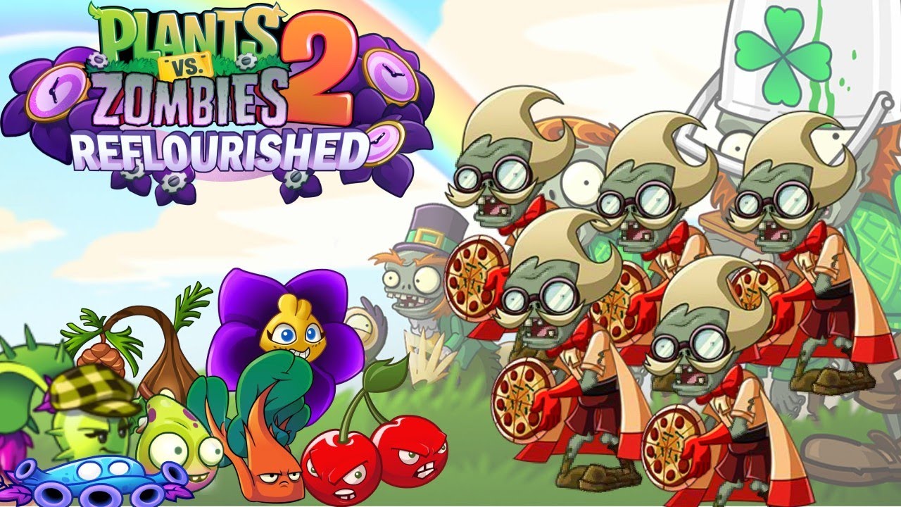 Pvz 2 Reflourished - Luck O' The Zombie - Professor Brainstorm Mini ...