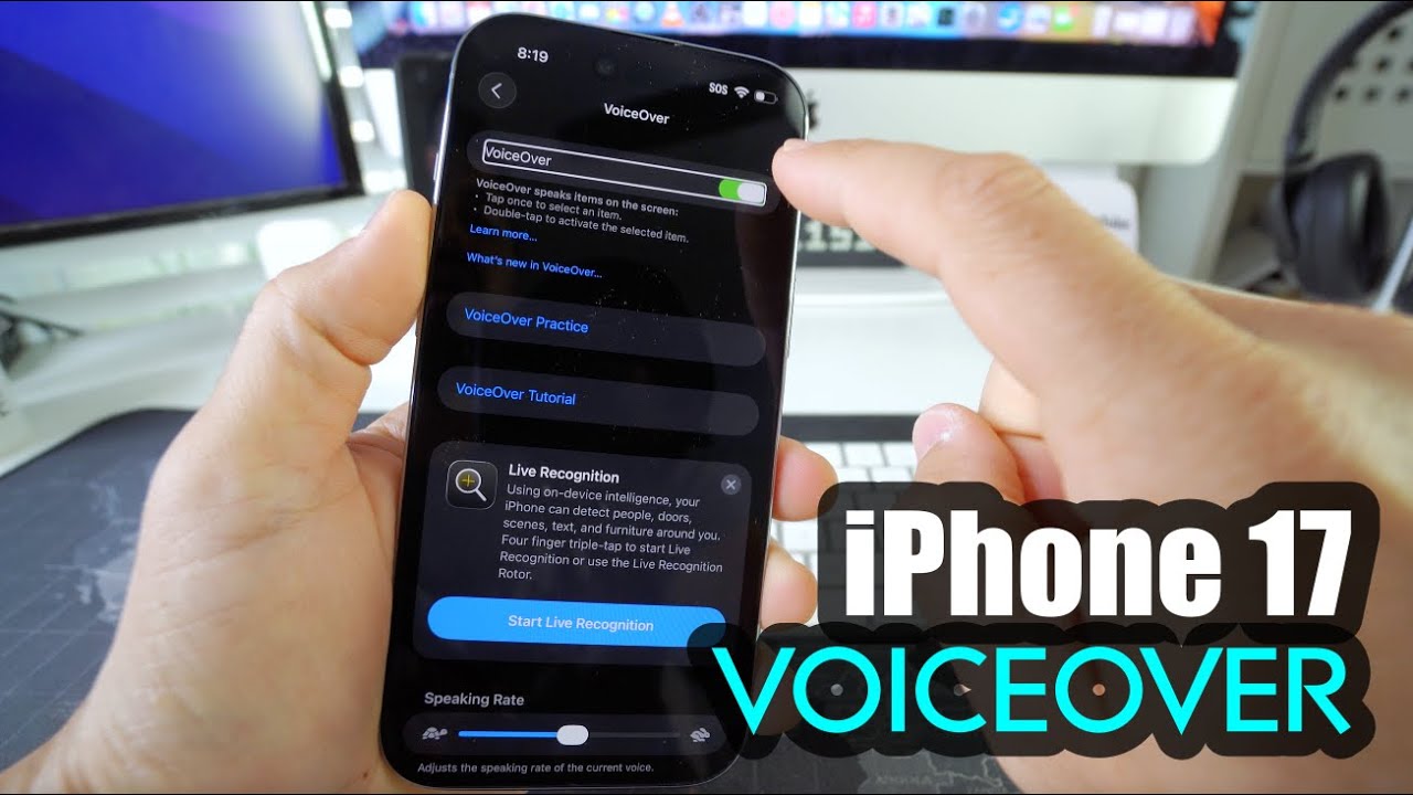 How to Disable / Turn OFF VoiceOver on a Apple iPhone 17 - YouTube