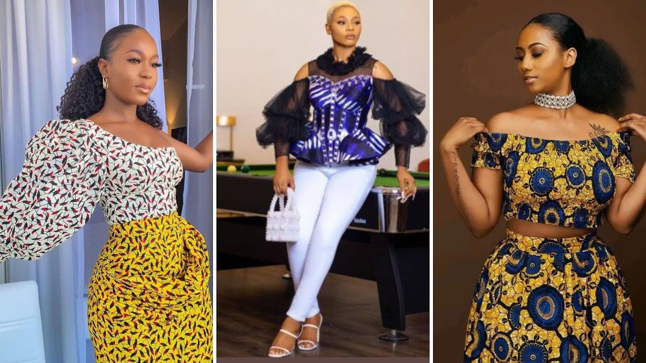STYLISH AFRICAN PRINTS AND ANKARA TOPS FOR YOUR SKIRTS AND TROUSERS ...