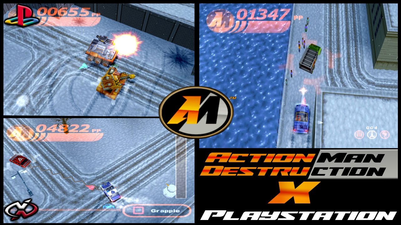 Action Man Destruction X Ps1 Gameplay Episode 3 Launching the Satellite ...
