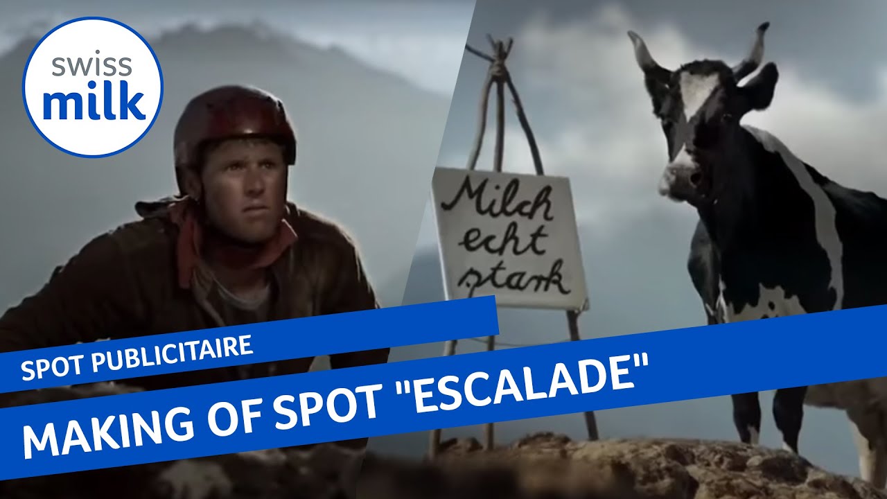 Making of "La vache Lovely fait de l'escalade" | Spot publicitaire ...