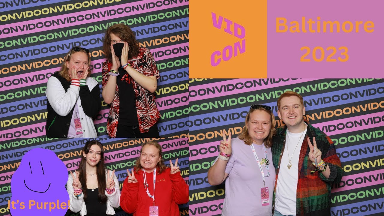 I GO TO VIDCON BALTIMORE! (featuring, Ranboo, Scott Smajor, and PURPLE ...
