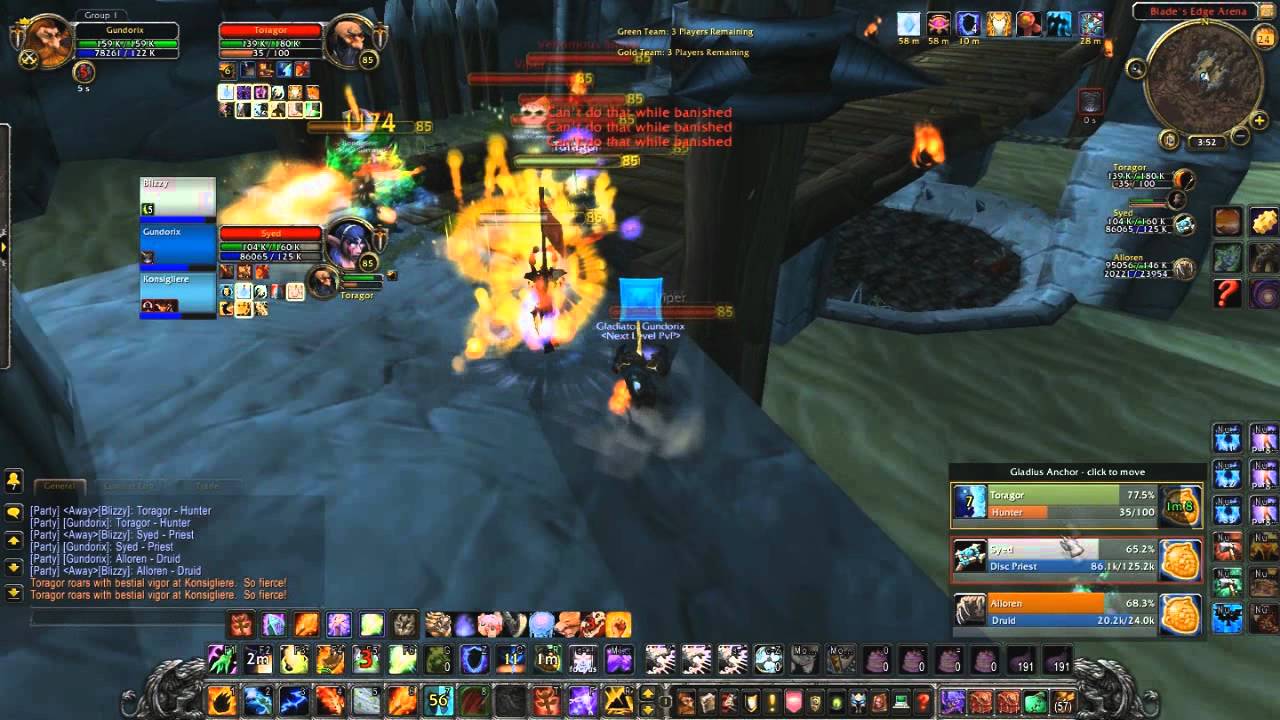 WoW 3v3: 2650+ Gladiator Ele Shaman Gundorix - Ele Mage Disc vs ...