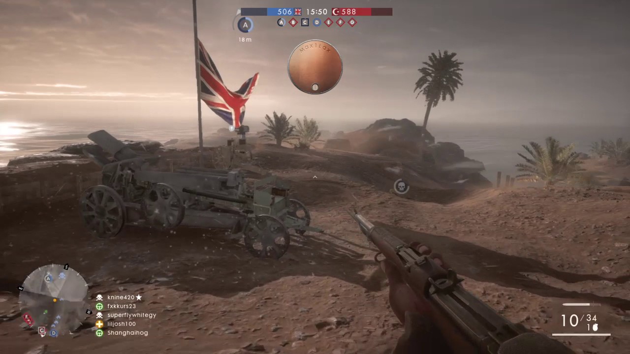 Battlefield™ 1 conquest Fao fortress Gameplay 2 - YouTube