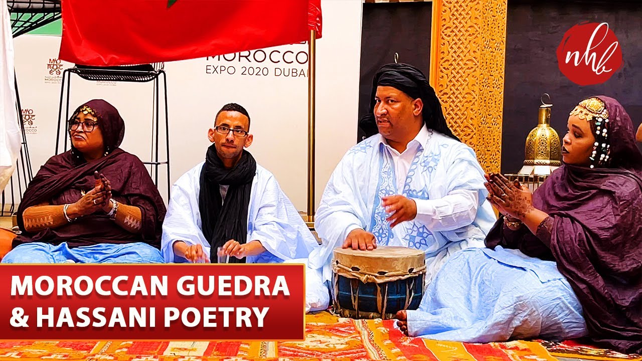 Hassani Poetry with Guedra | Moroccan Dance & Folklore Guedra | Dubai ...