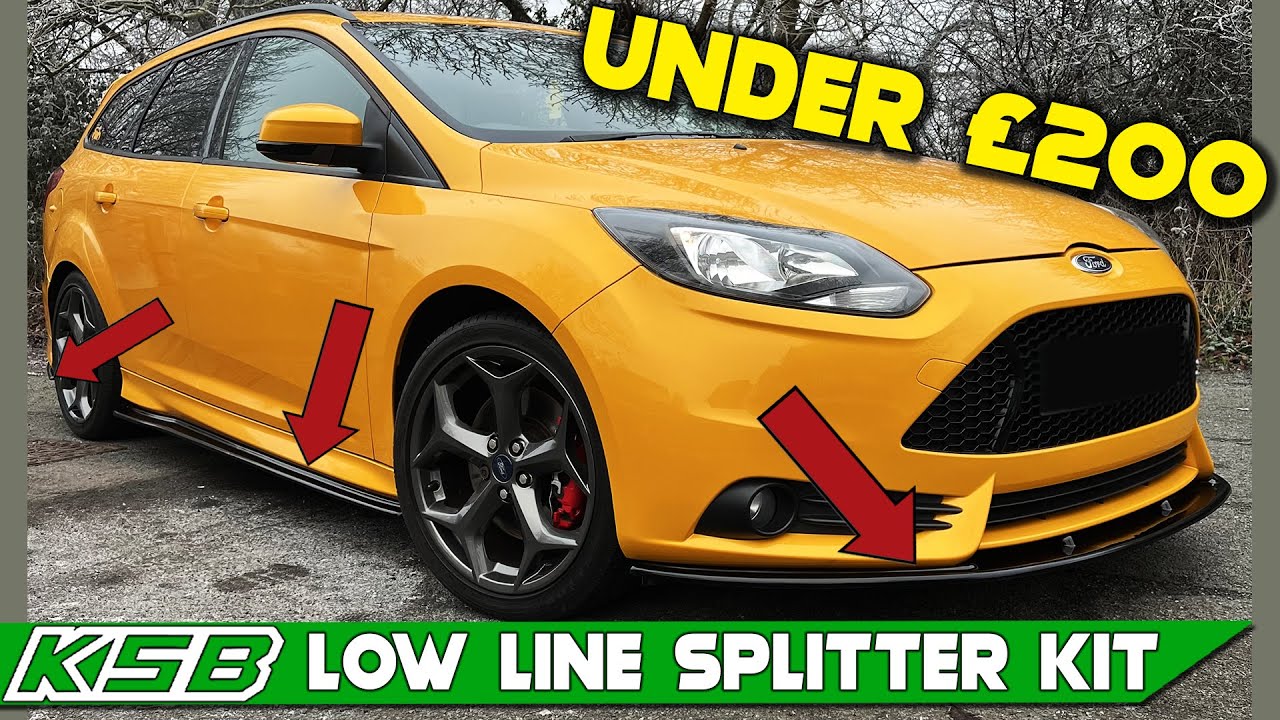 KSB Splitter Kit Install | CHEAP & EASY DIY Low-Line Body Kit! | MK3 ...