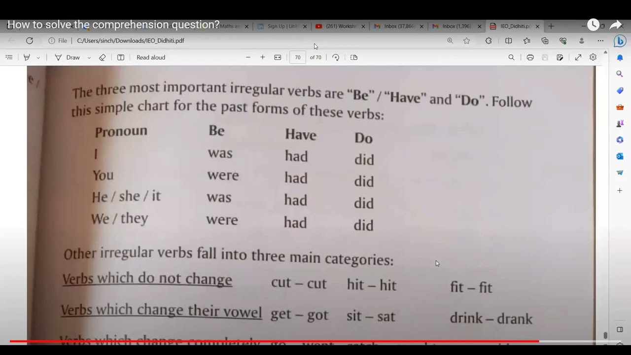 How To Solve The ion On Regular Verb And Irregular Verb And Make How To Solve The ion On Regular Verb And Irregular Verb And Make