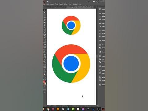 google chrome logo easiest way to redraw #adobeillustrator #packagedesign #viral #graphicdesign ...