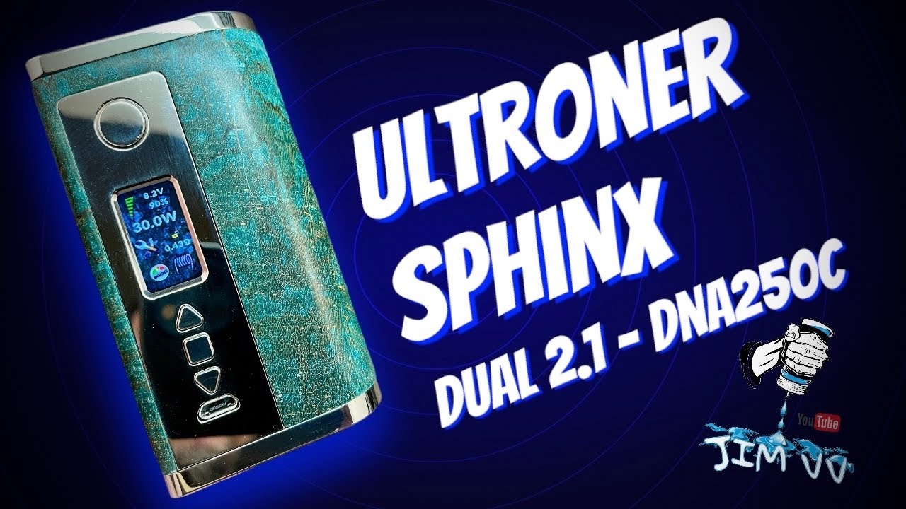 Ultroner Sphinx dual 21, dna250c stabwood mod - YouTube