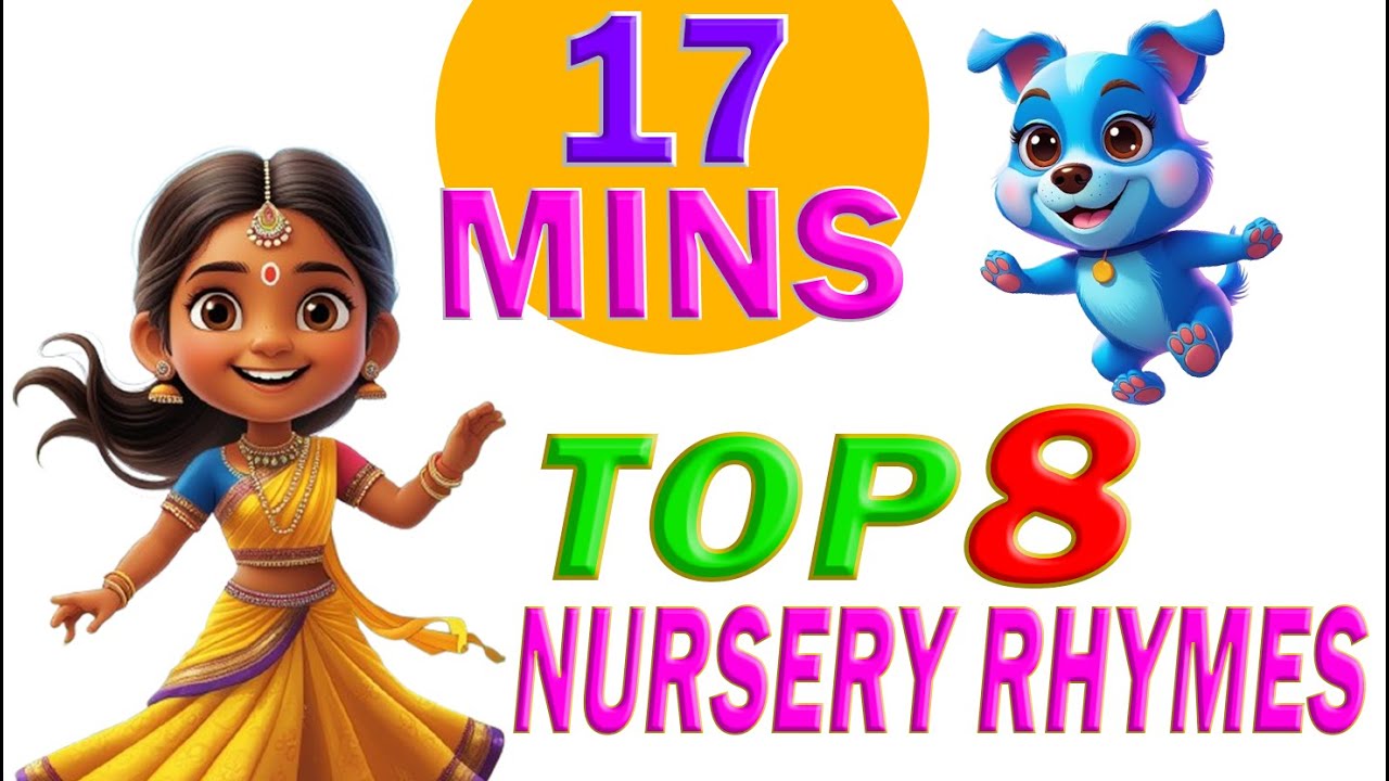 Top 8 Nursery Rhymes & more kids songs Mix Top Hit Nursery Rhymes @PK ...