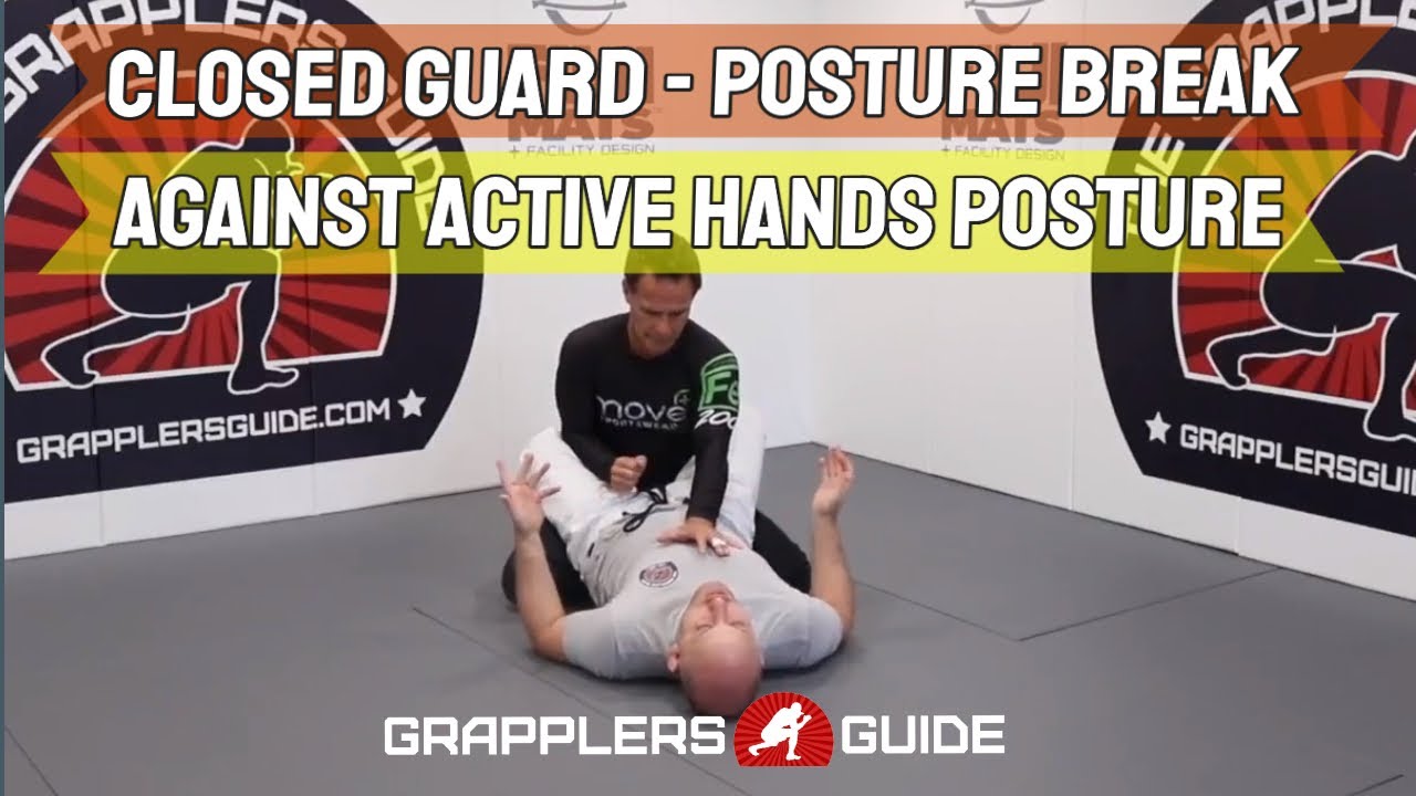 Closed Guard Posture Break - Against Active Hands Posture by Jason ...