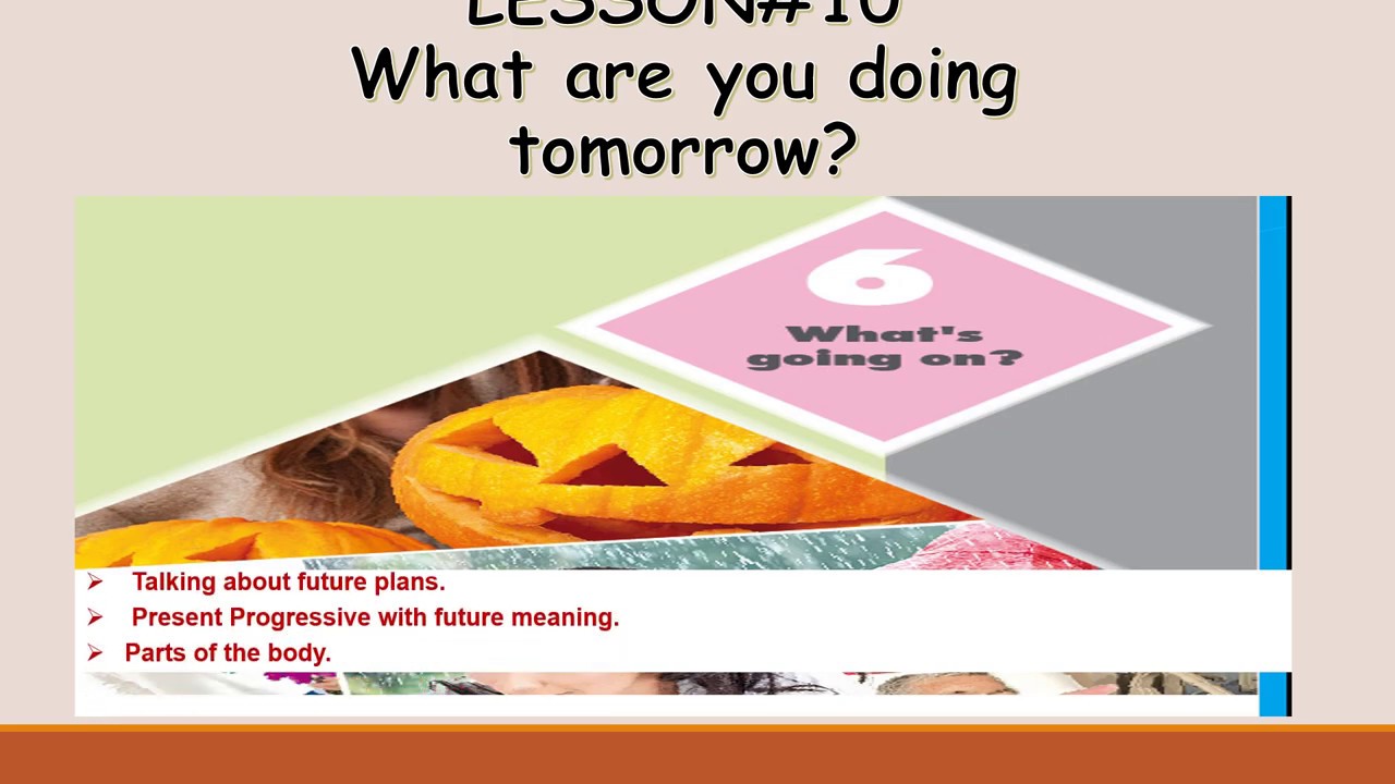 What Are You Doing Tomorrow? - 2do Secundaria - YouTube