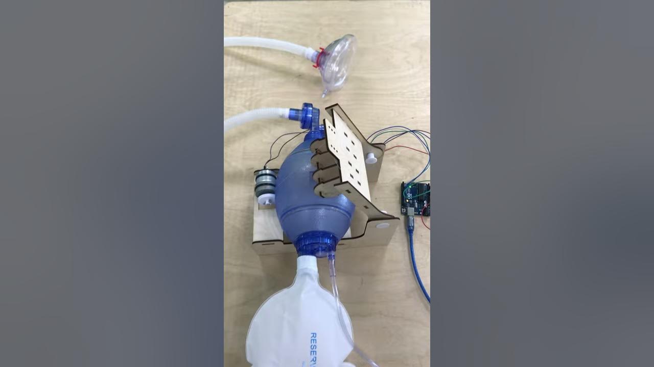 Automatic Ambu bag (ventilator) using arduino - YouTube