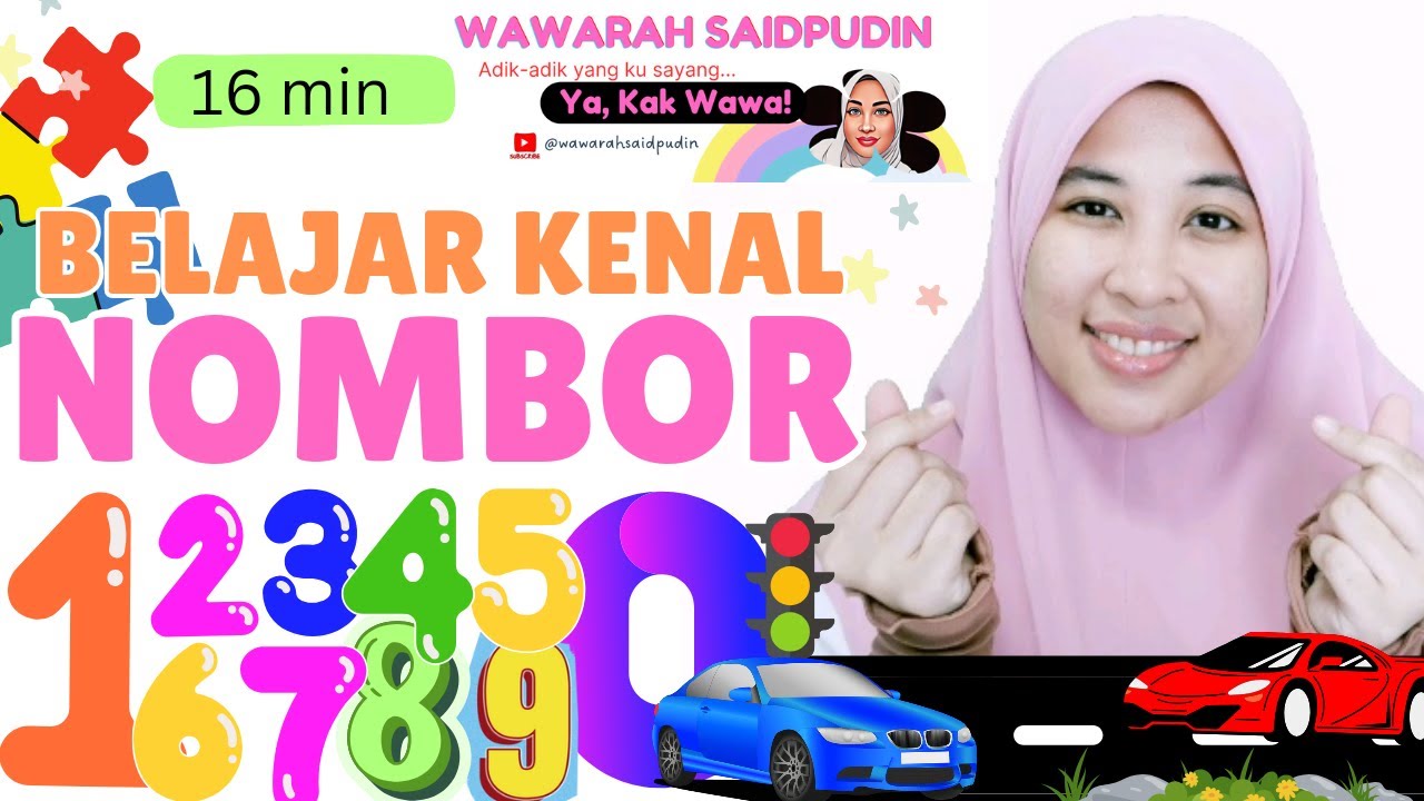 BELAJAR NOMBOR| Kenal bentuk dan kira nombor 1-10 bersama Kak Wawa ...