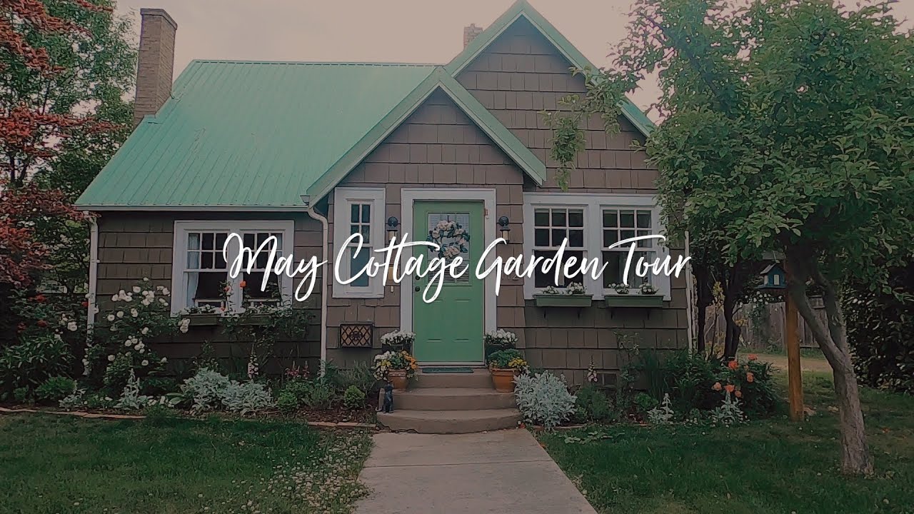 May Cottage Garden Walk-through - YouTube