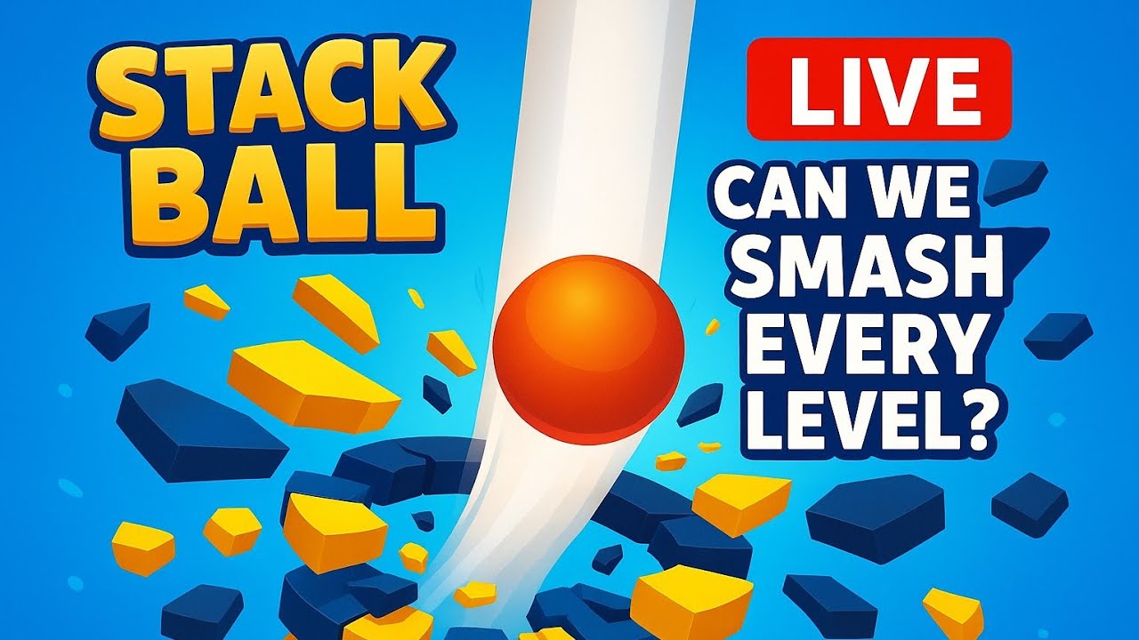 Stack Ball LIVE | Can We Smash Every Level? - YouTube