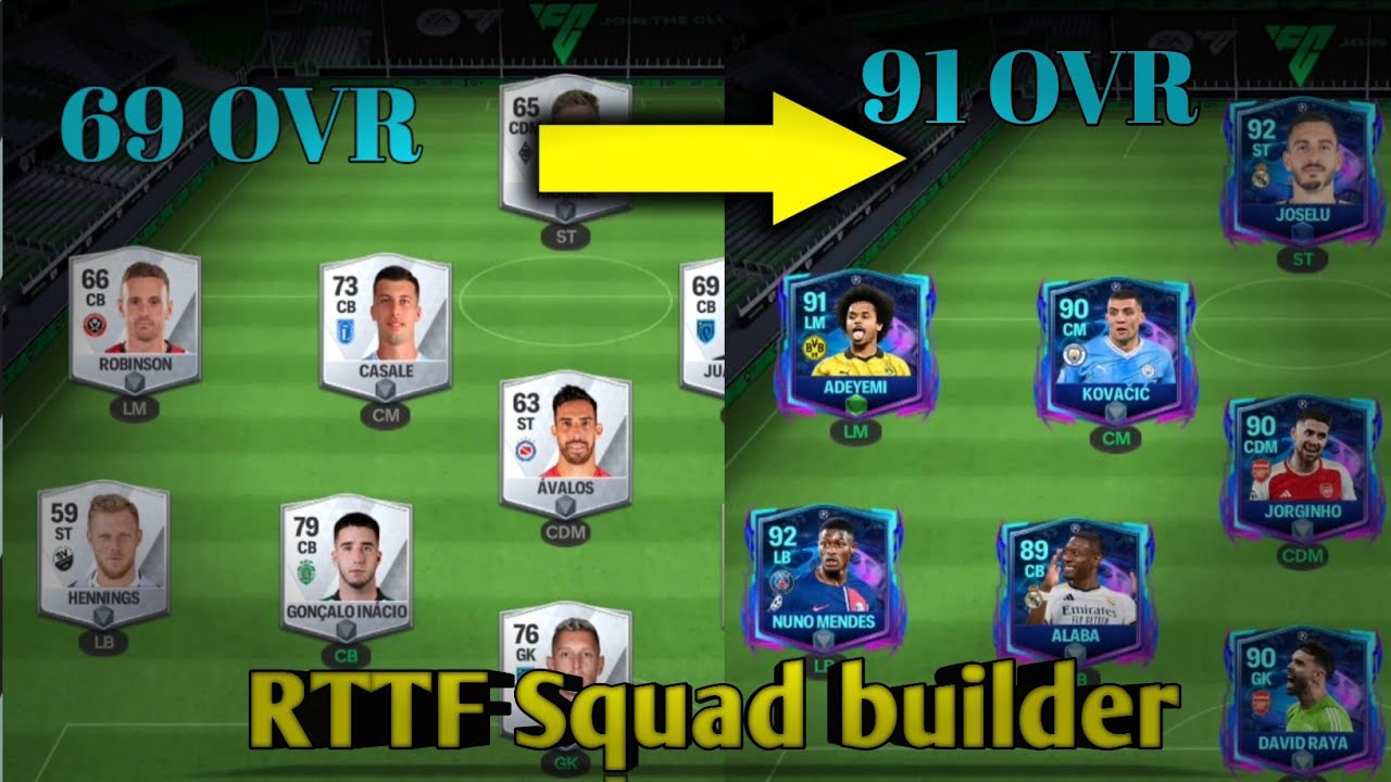 Road To The Final Team Builder🔥🔥 Road Builder Team / FC Mobile Gameplay ...