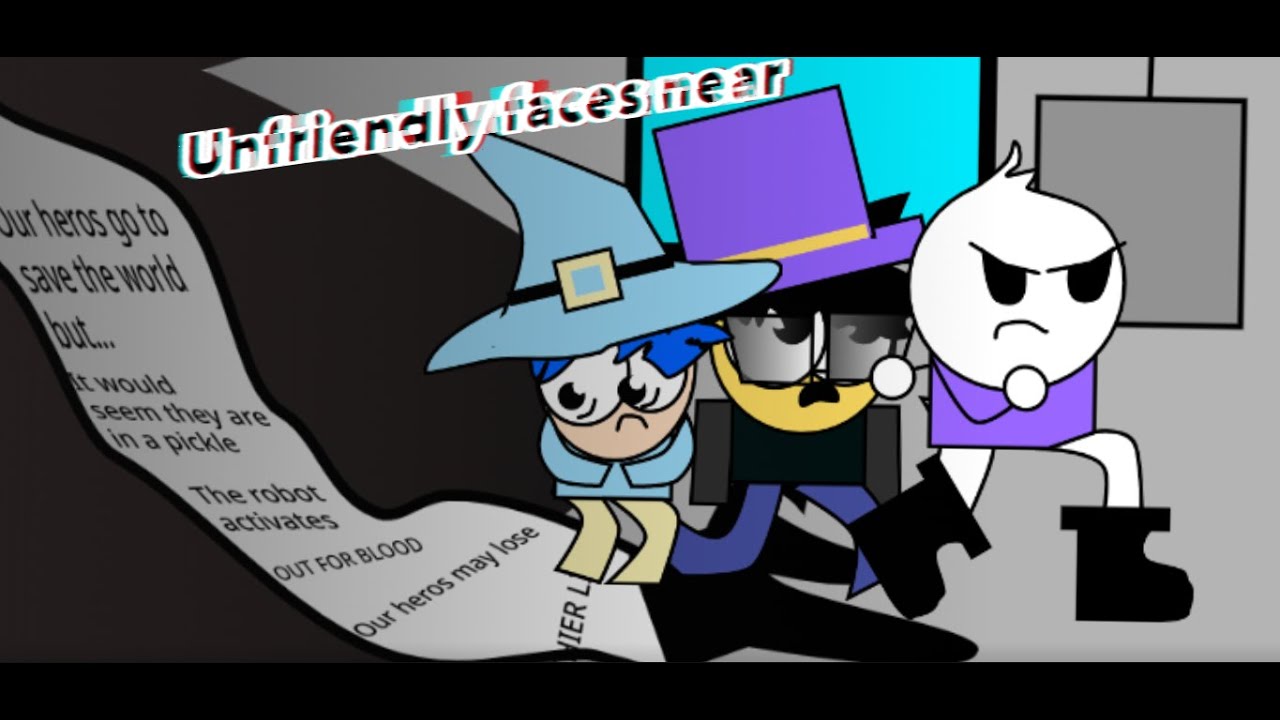 Unfriendly faces near (animation) - YouTube