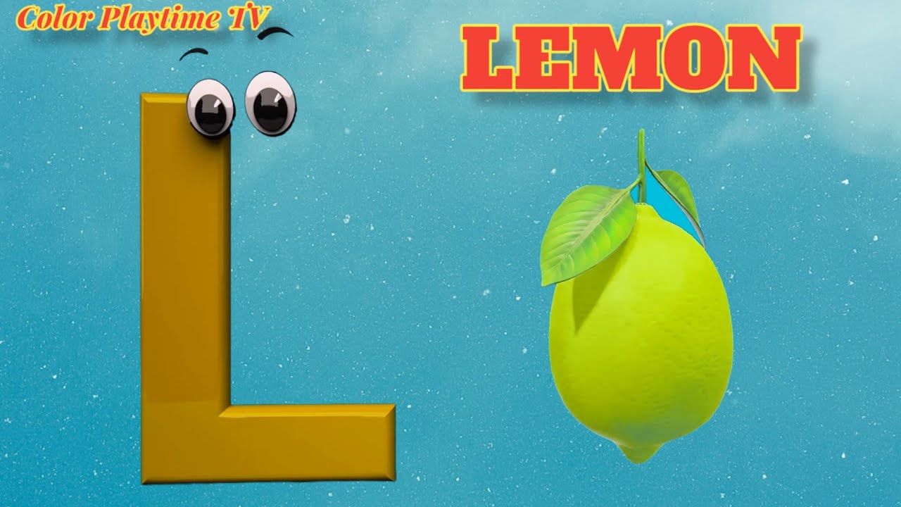 Phonic letter L - Phonic song ABC song learn alphabets - Nursery Rhymes ...