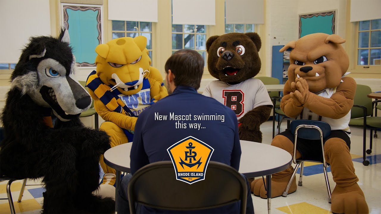 Rhode Island FC's NEW MASCOT is Swimming This Way - YouTube