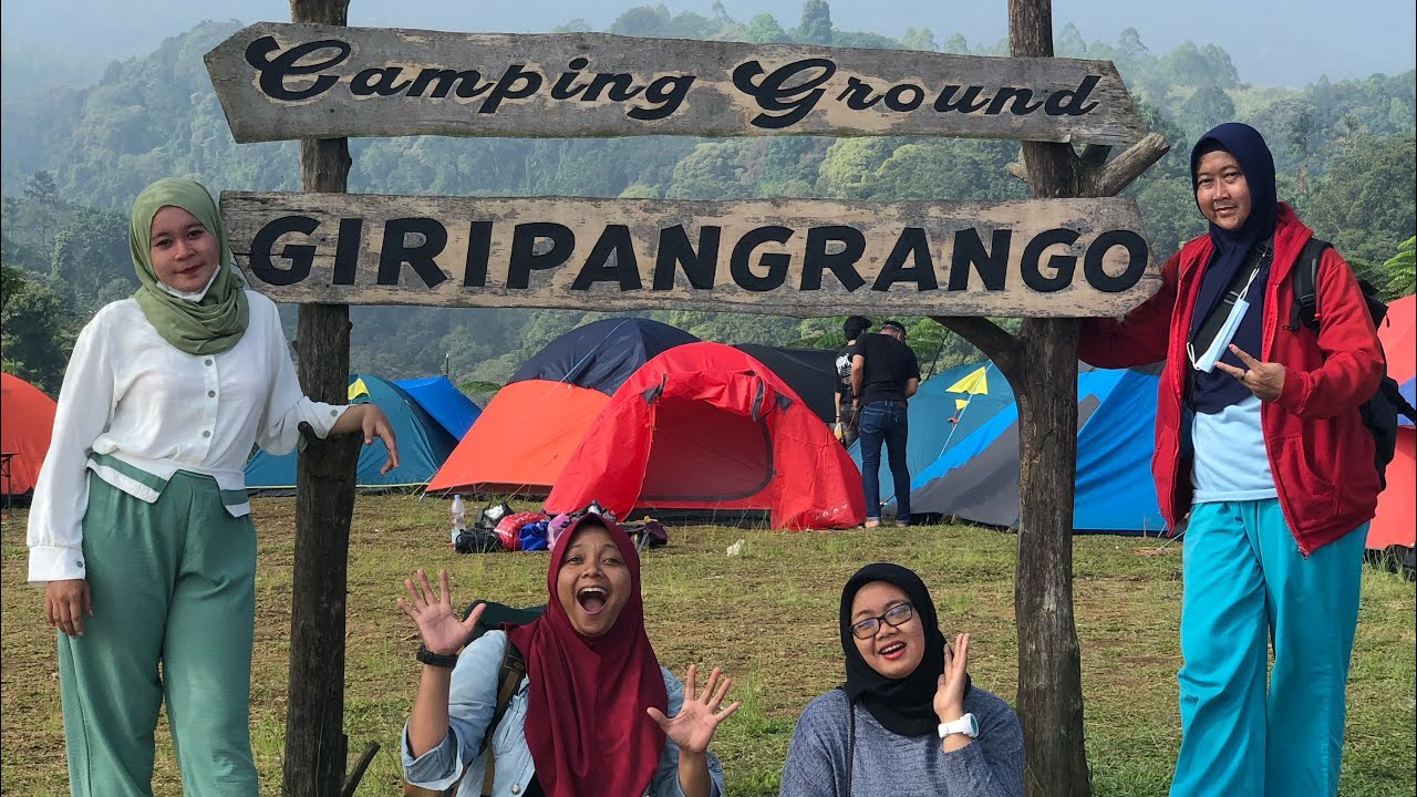 CAMPING DI GIRI PANGRANGO PUNCAK BOGOR - YouTube