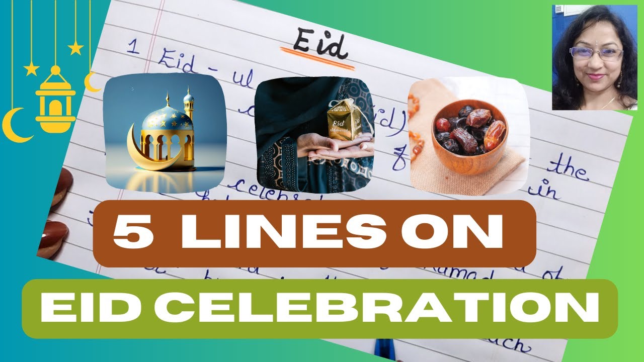 5 Lines on Eid | Eid Essay | Eid Ul Fitr | Eid 5 Lines in English - YouTube