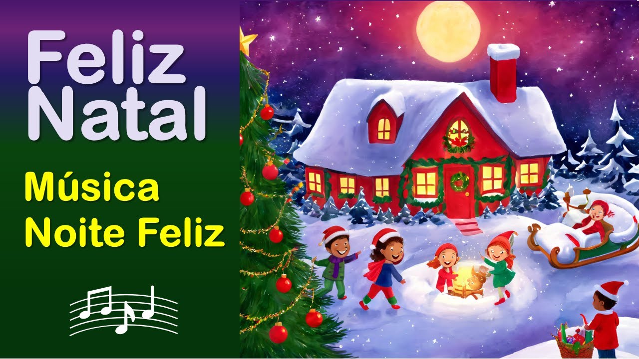 Músicas de Natal com animações para crianças! Música de Natal - Noite ...