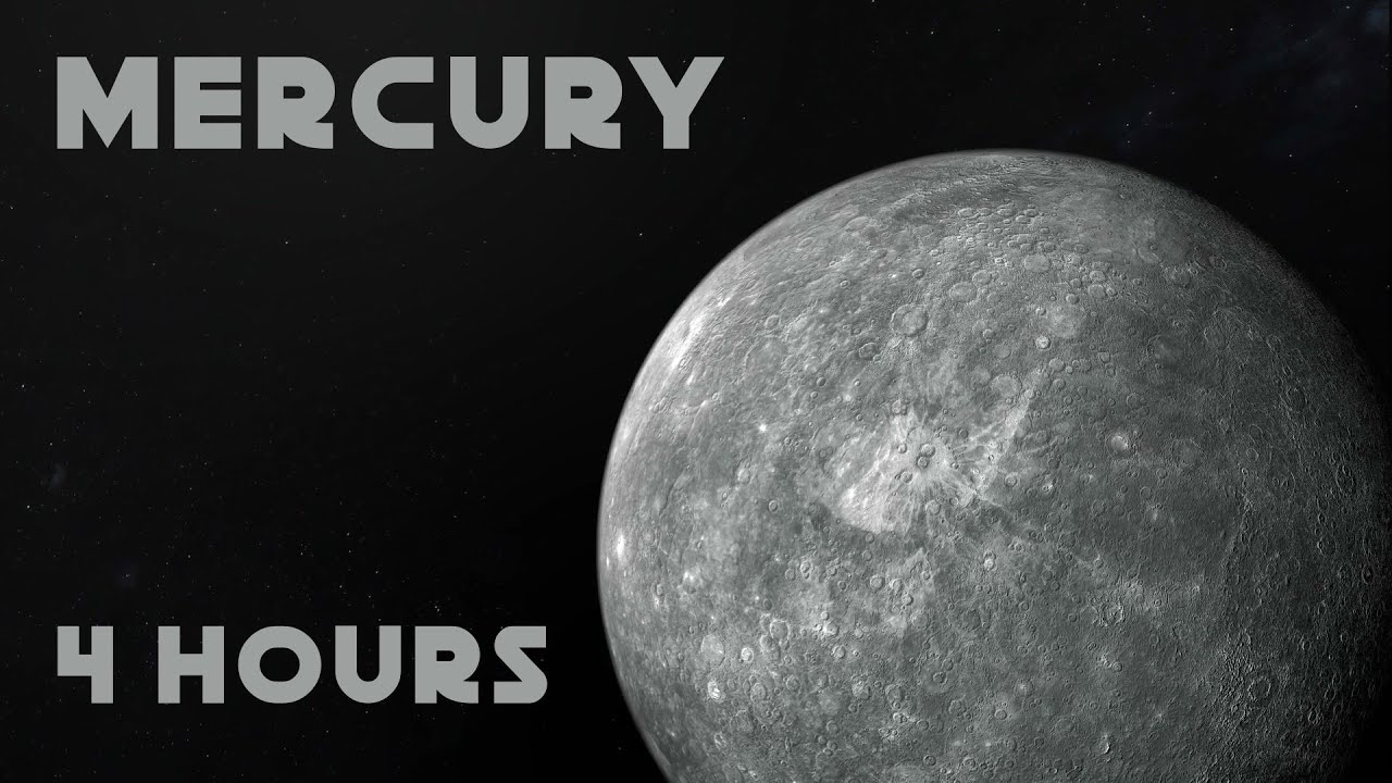 Sound of Mercury | 4 Hours of Space Ambient Sounds - YouTube