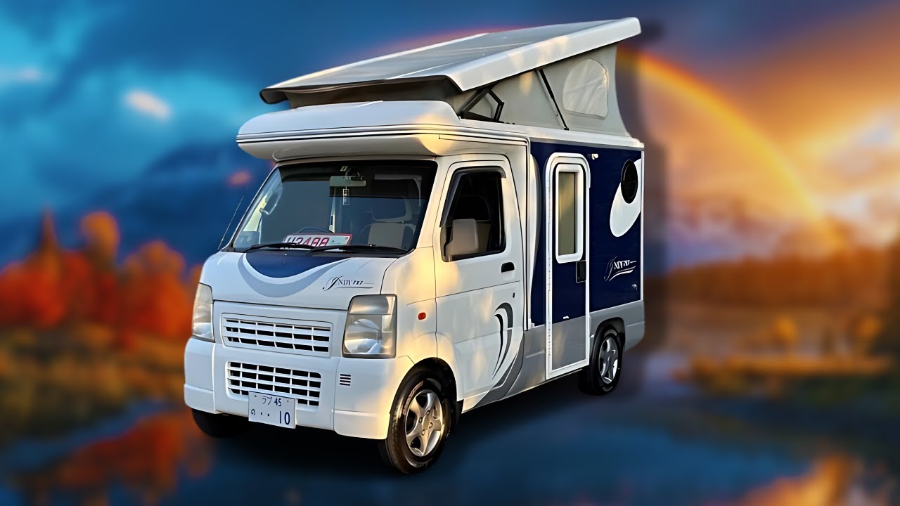 Mini Motor Home | Mazda Scrum Camper Van ( 660cc ) - YouTube