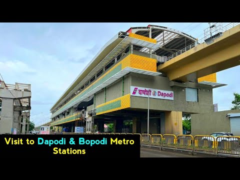 Pune Metro Vlog 273 - Visit to the Dapodi & Bopodi Metro Stations ...