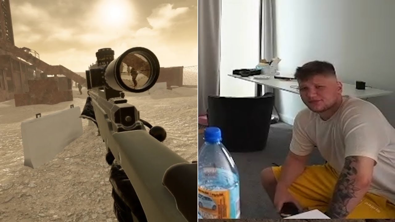 s1mple making fun of this goofy VR CSGO 💀 - YouTube