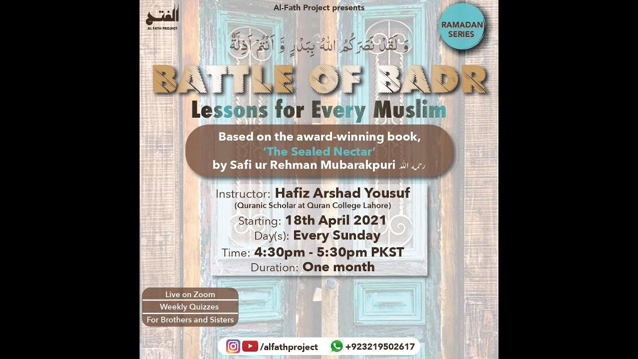 Battle of Badr- Background and Initial Developments - Part 2 || Hafiz ...