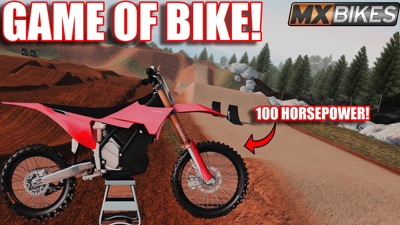 GAME OF BIKE BUT WE RODE A 100 HORSEPOWER STARK VARG (INSANE JUMPS ...