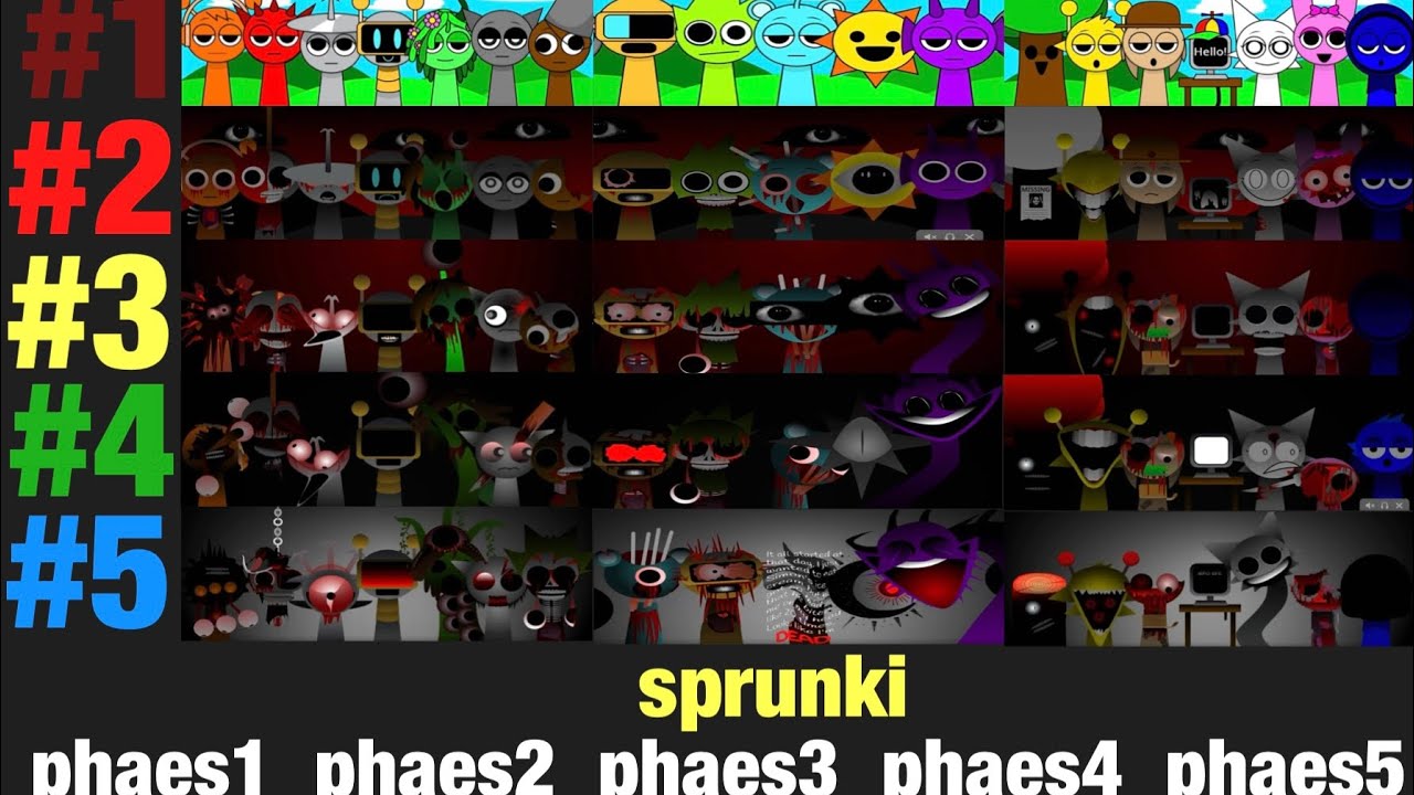 sprunki phase1〜5 (1) - YouTube