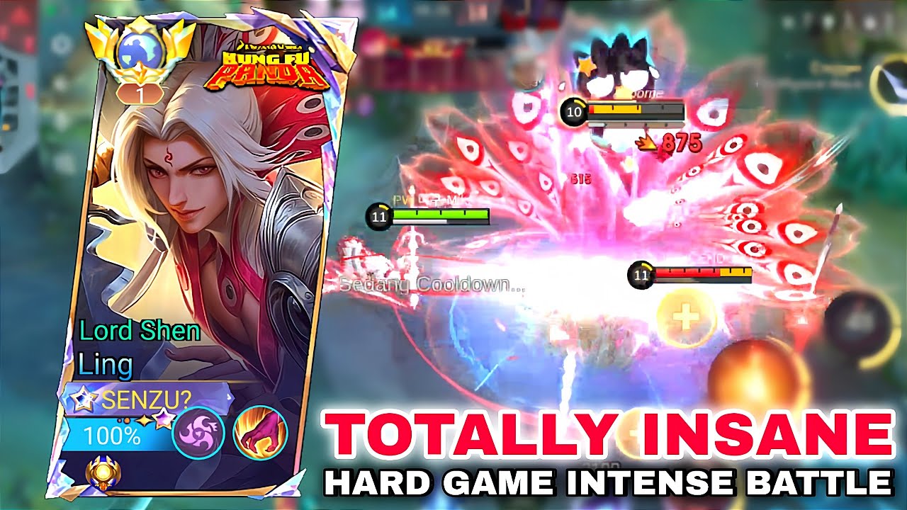 LING LORD SHEN ( totally insaaaane!! ) HARD GAME INTESE BATTLE GAMEPLAY ...