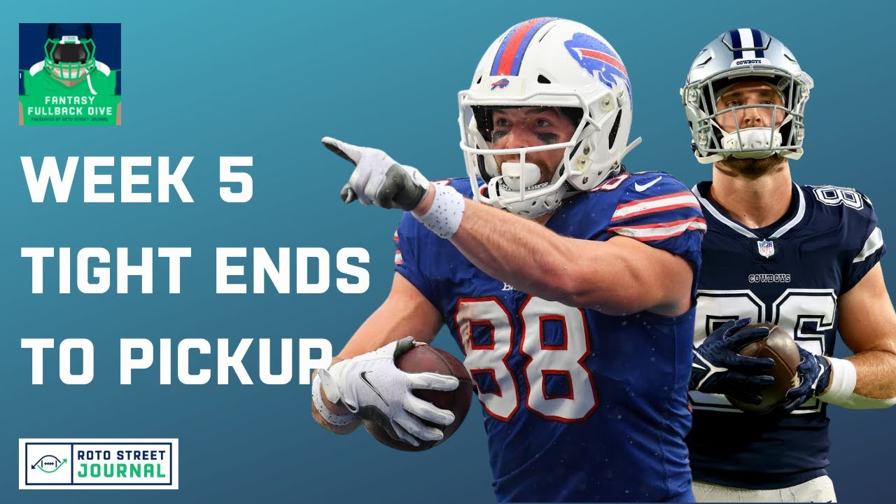 Target Dawson Knox, Dalton Schultz off the Fantasy Football Week 5 ...