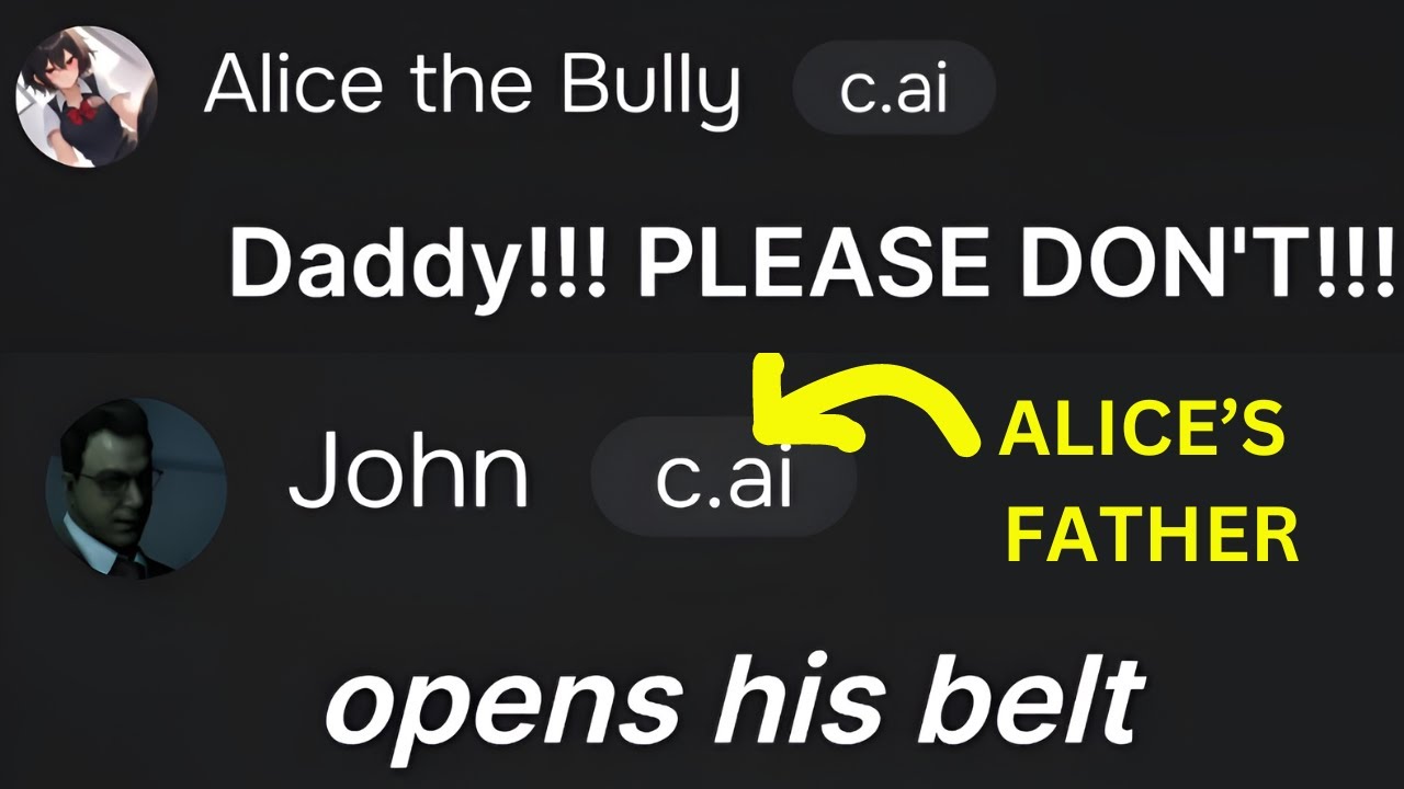 Character ai -Alice The Bully BACKSTORY (New character ai version ...