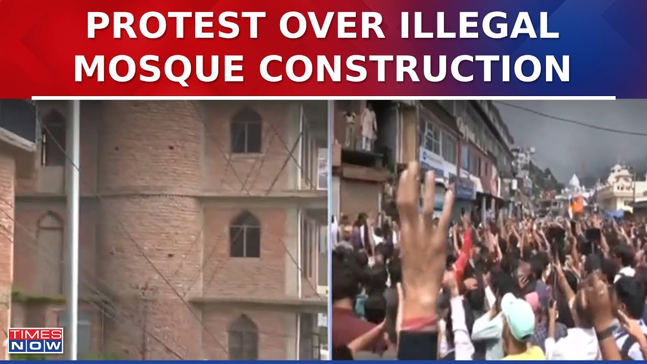 Shimla Mosque Row: Massive Protest Over Illegal Construction | Watch ...