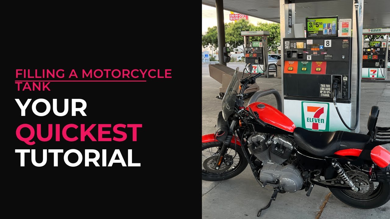 How To Properly Fill A Motorcycle Gas Tank - YouTube