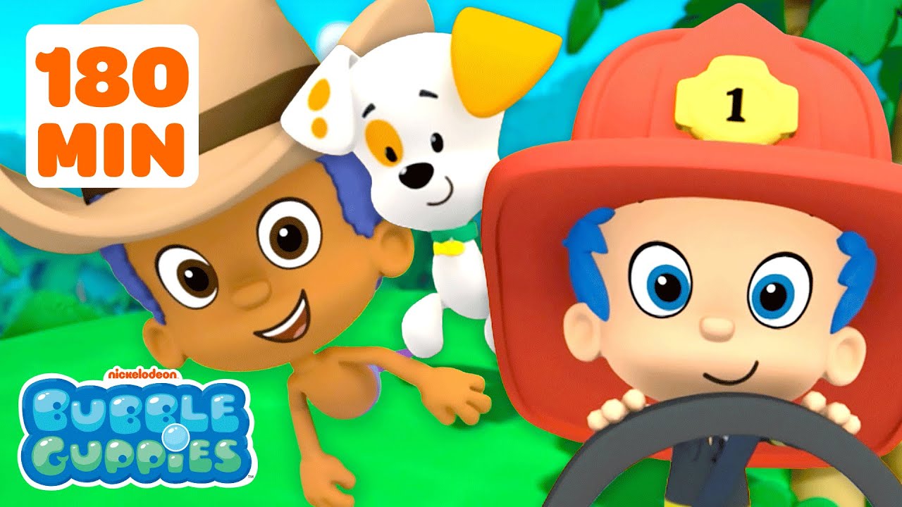 180 MINUTES of Fintastic Rescues! w/ Gil & Goby | Bubble Guppies - YouTube