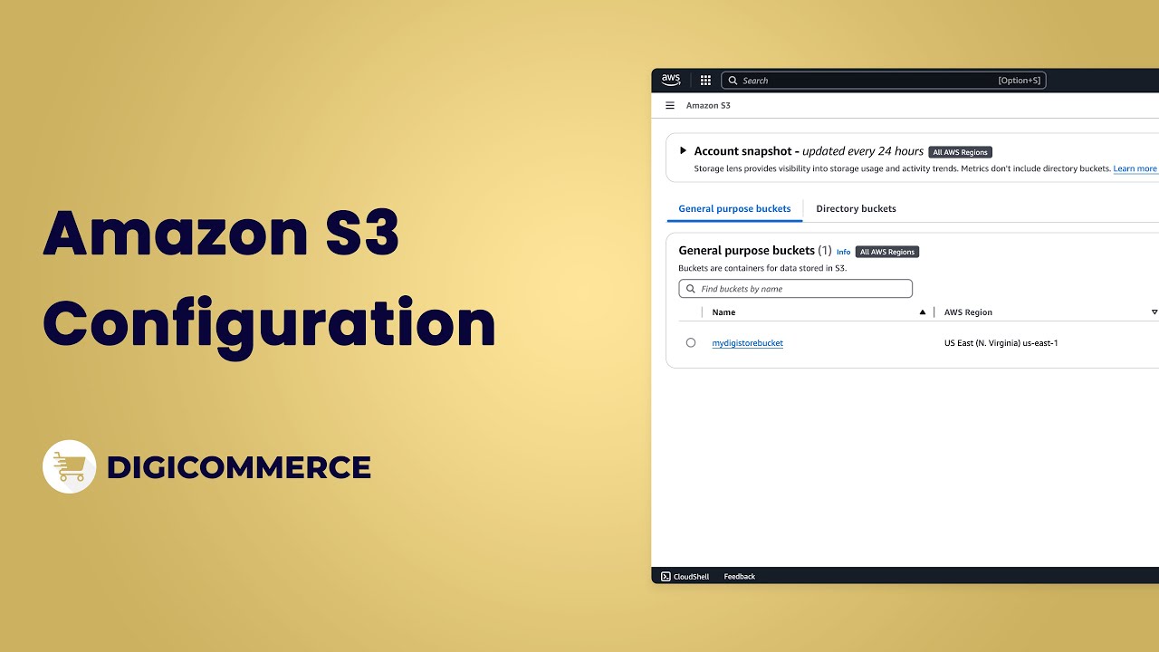 Setting Up Amazon S3 for Your DigiCommerce Store - YouTube
