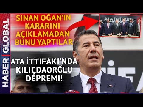 ATA İttifakı'nda Kılıçdaroğlu Depremi! Sinan Oğan Kararını Açıklamadan Bildiri Yayınlandı